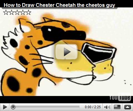 Chester Cheetah cartoon cat – “It ain’t easy bein’ cheesy” – Michael Broad